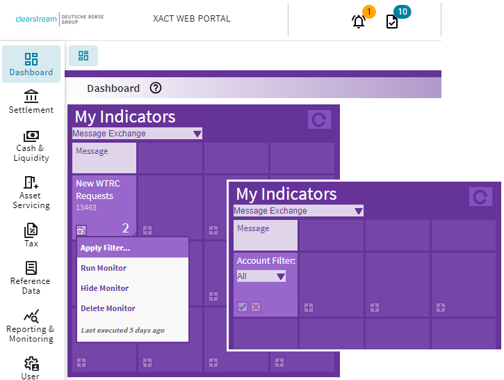ClearstreamXact: Enhanced Tax functionality in Xact Web Portal – Update