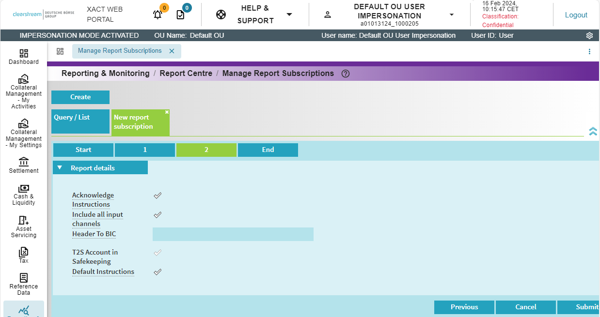 SCoRE and ECMS: MT567 Corporate Action Status and Processing Advice